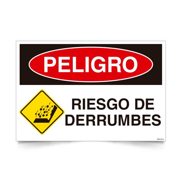 Peligro Riesgo de Derrumbes – Señaliza SpA